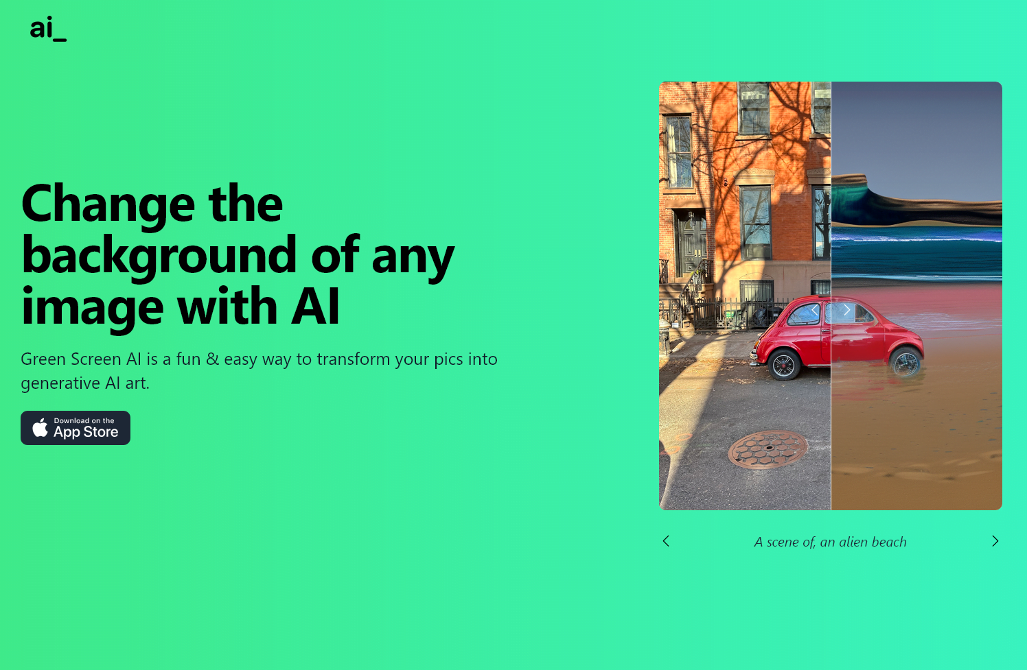 Green Screen AI - AI Forest
